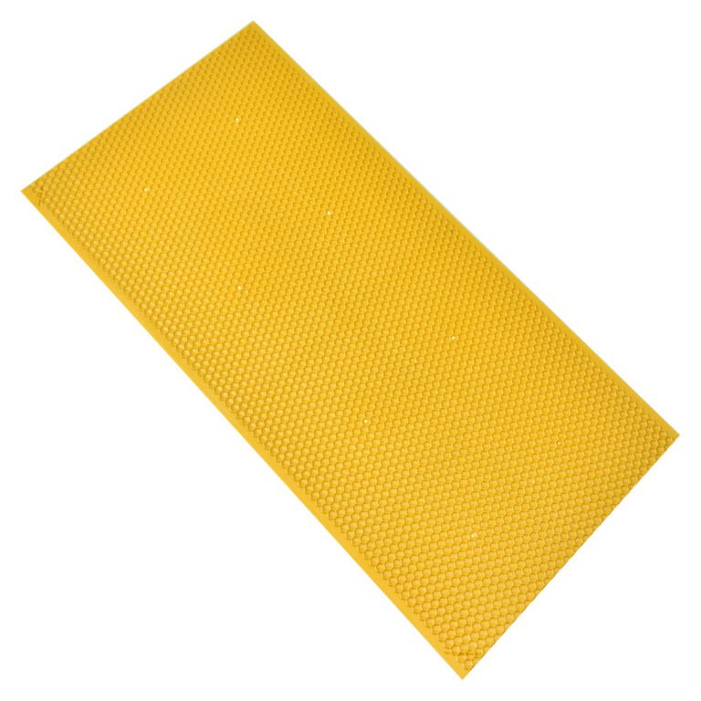 Full Depth Plastic Foundation Sheet for Beehive Frames - Enzher Bee